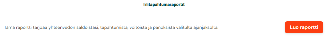 Tiliote – Paf Asiakaspalvelu